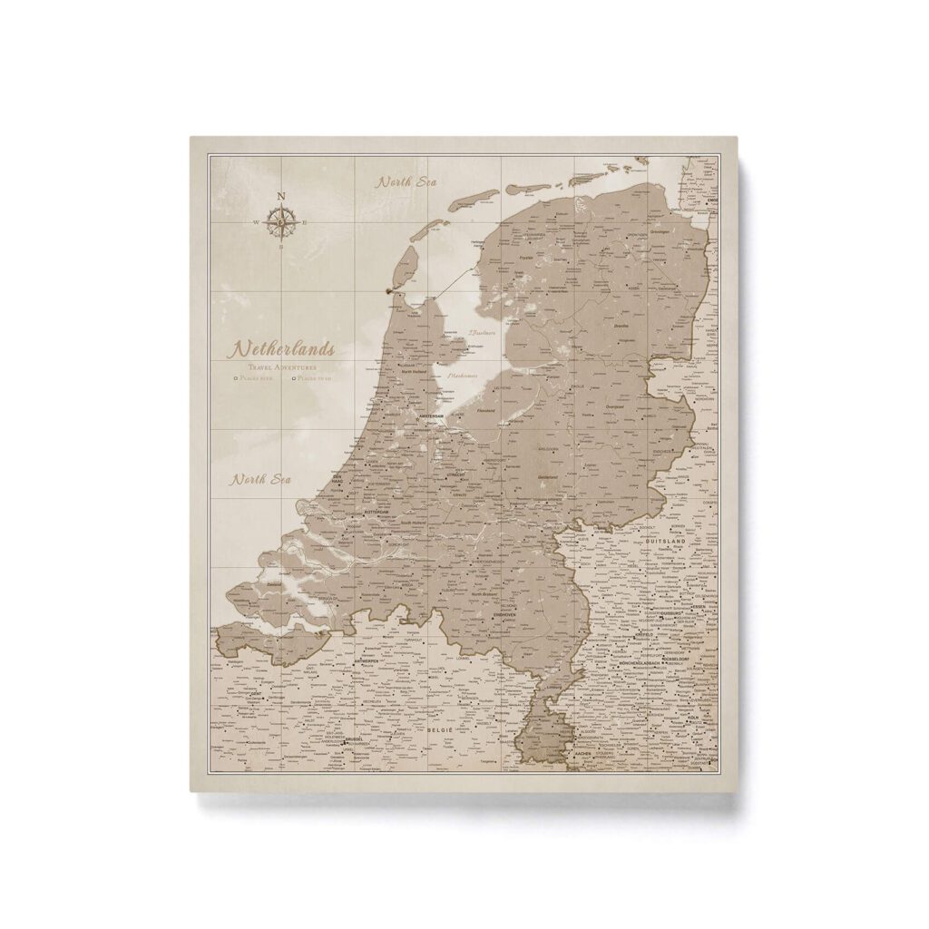 Netherlands Maps » Canvascale