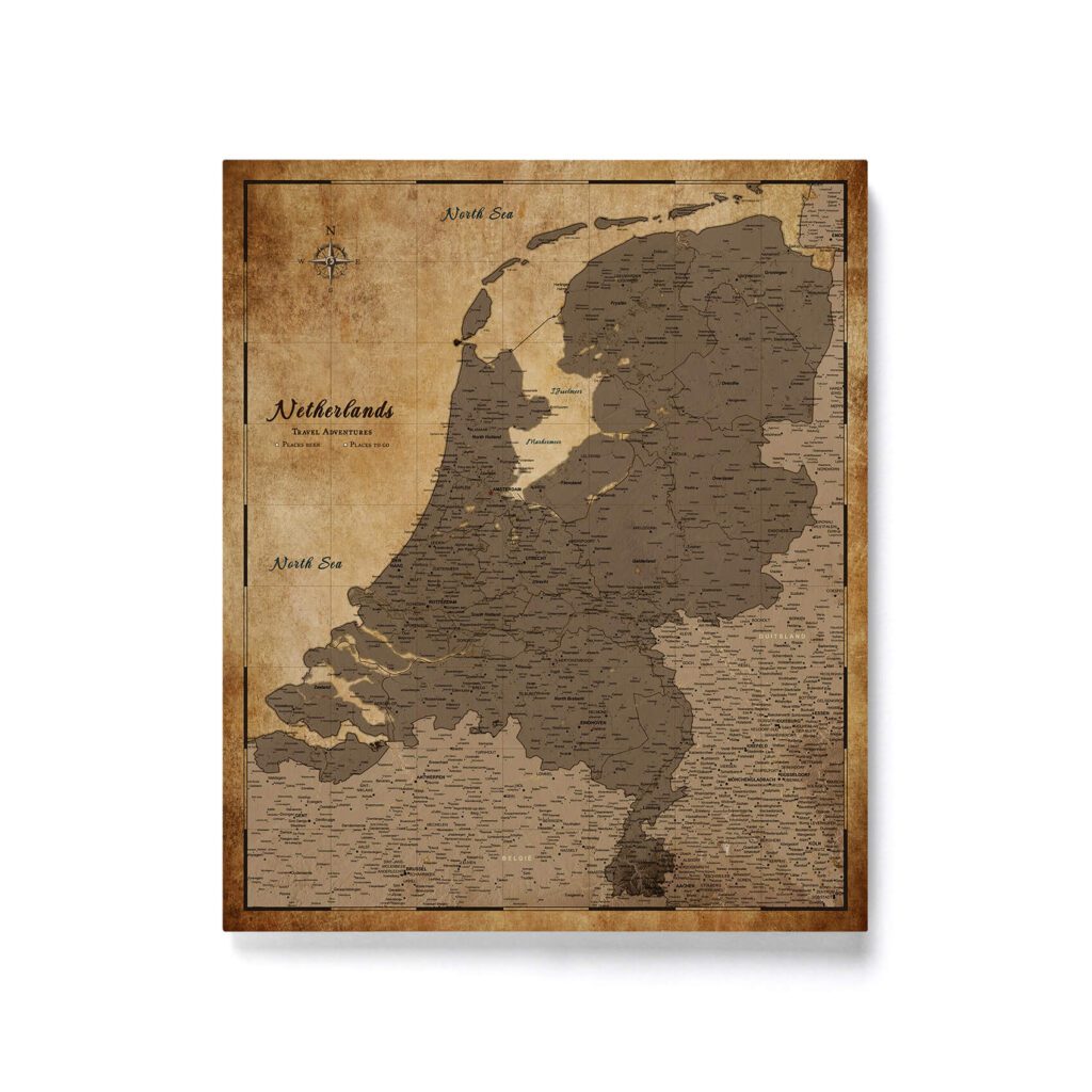 Netherlands Maps » Canvascale