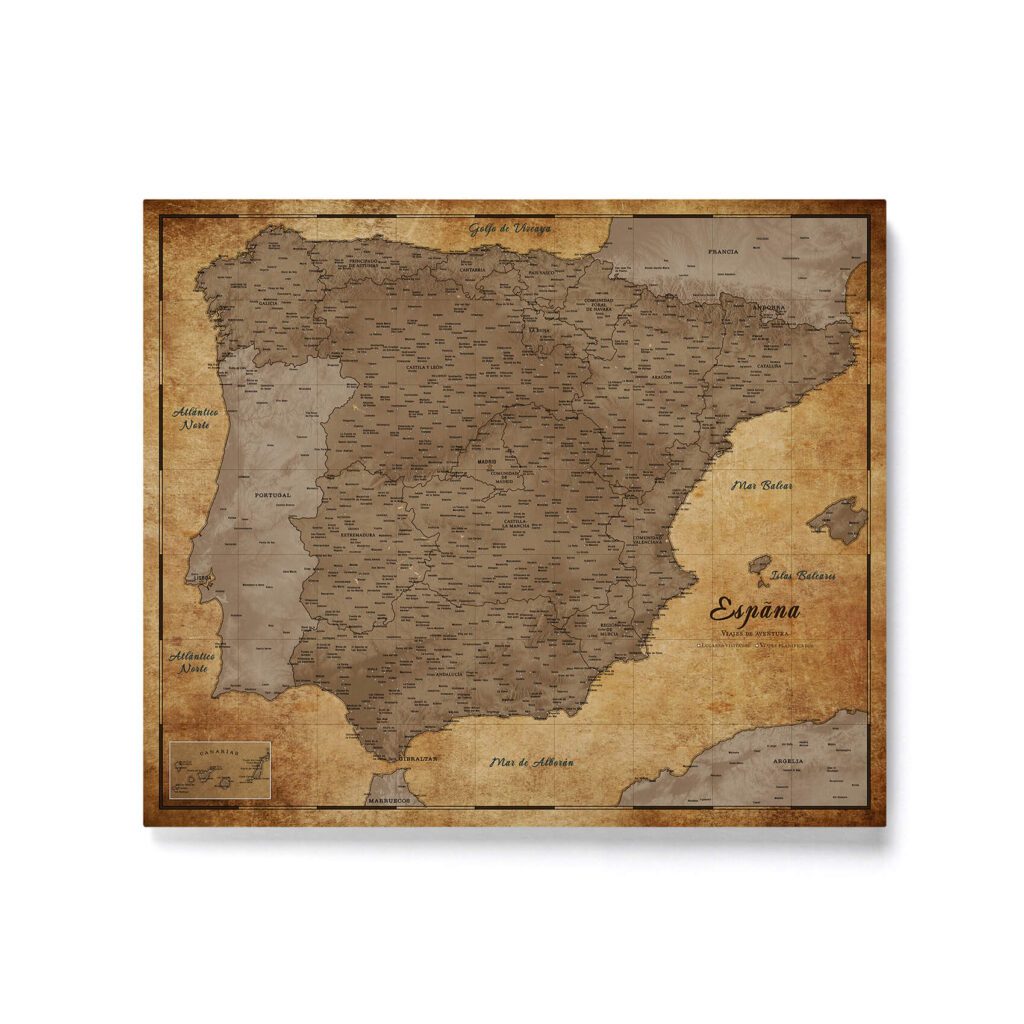 Spain Maps » Canvascale