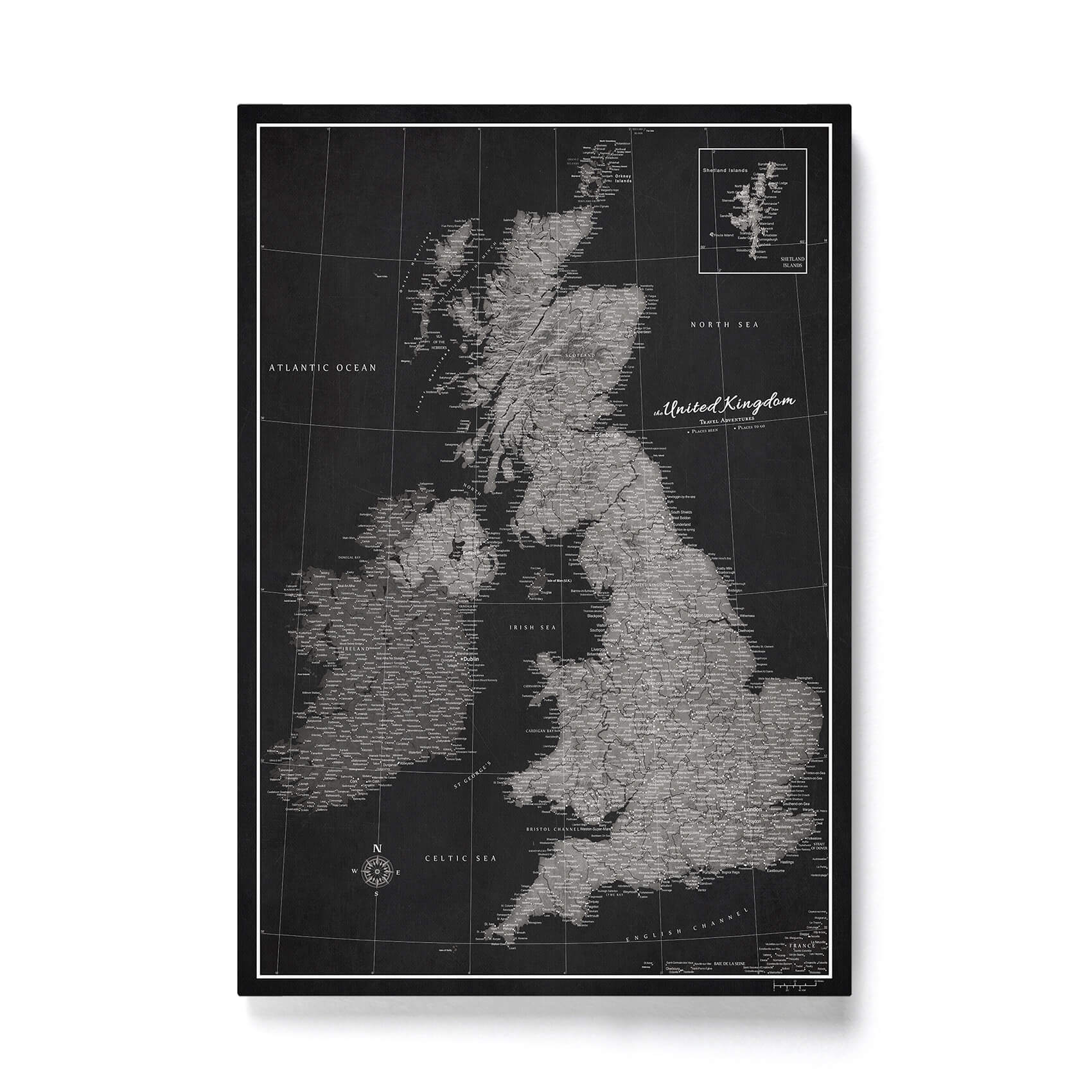 UK & Ireland Maps » Canvascale