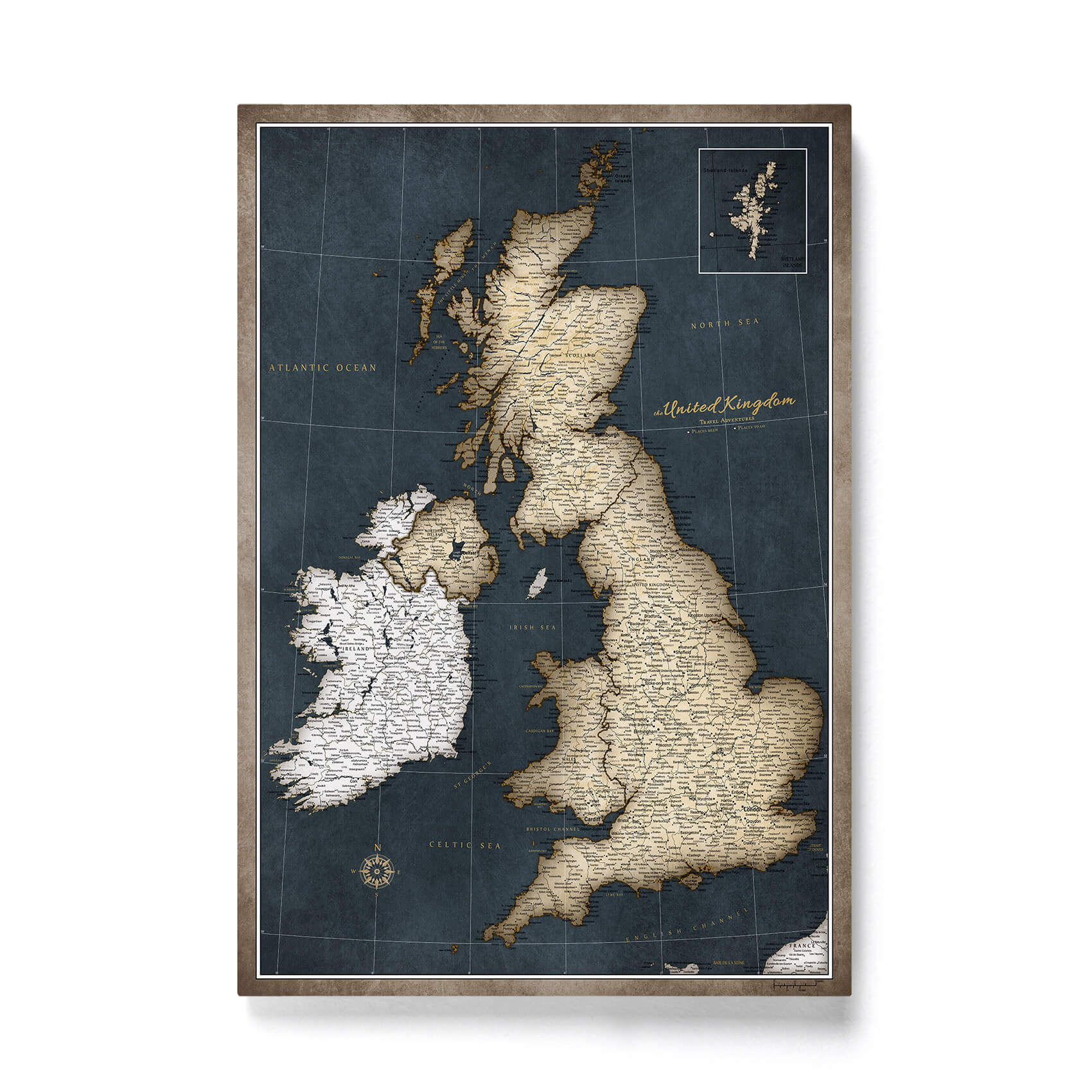 UK & Ireland Maps » Canvascale